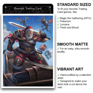 Santa Claus – Yuletide Avenger – MTG Size – 100 Smooth Matte Trading ...