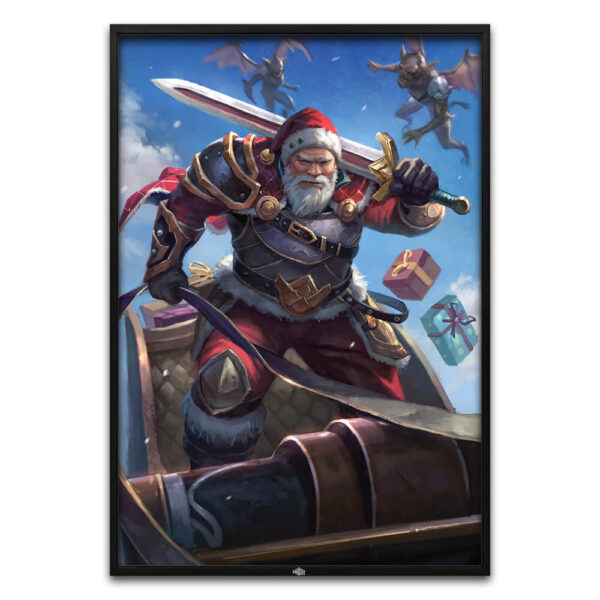 Santa Claus – Yuletide Avenger – MTG Size – 100 Smooth Matte Trading ...